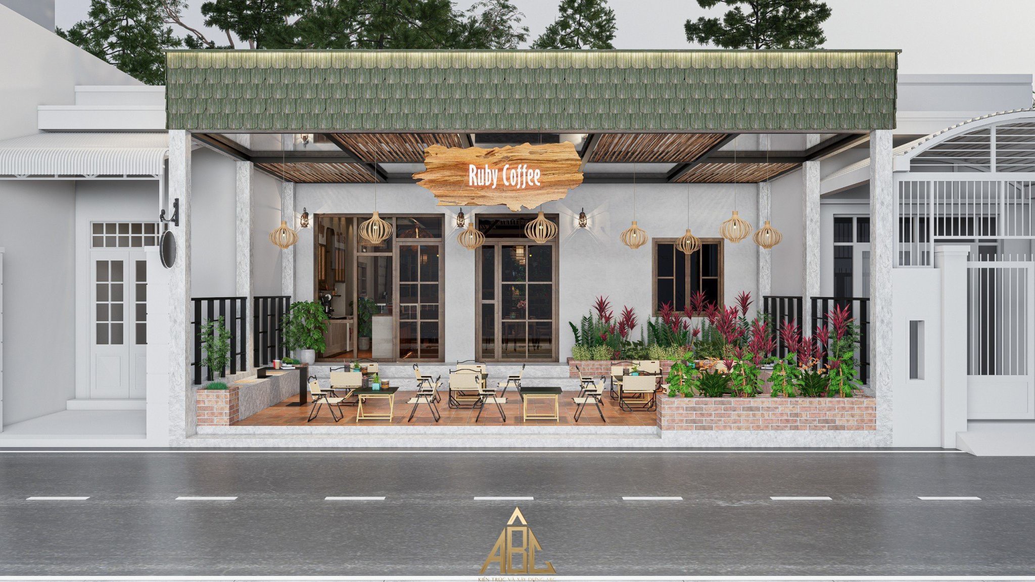 RUBY COFFEE - Hòa Quyện Hiện Đại và Nét Đẹp Truyền Thống - Kiến trúc và xây dựng ABC