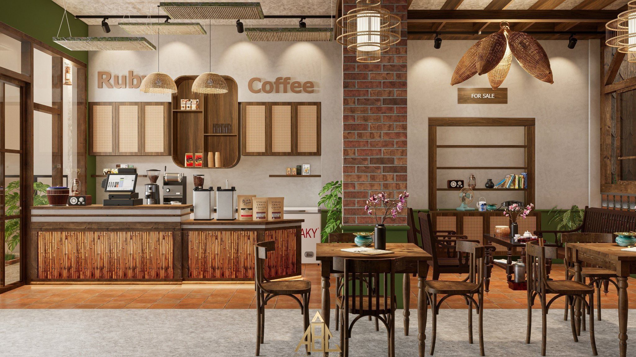 RUBY COFFEE - Hòa Quyện Hiện Đại và Nét Đẹp Truyền Thống - Kiến trúc và xây dựng ABC
